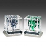 Square Wedding Glass Lucite Cube