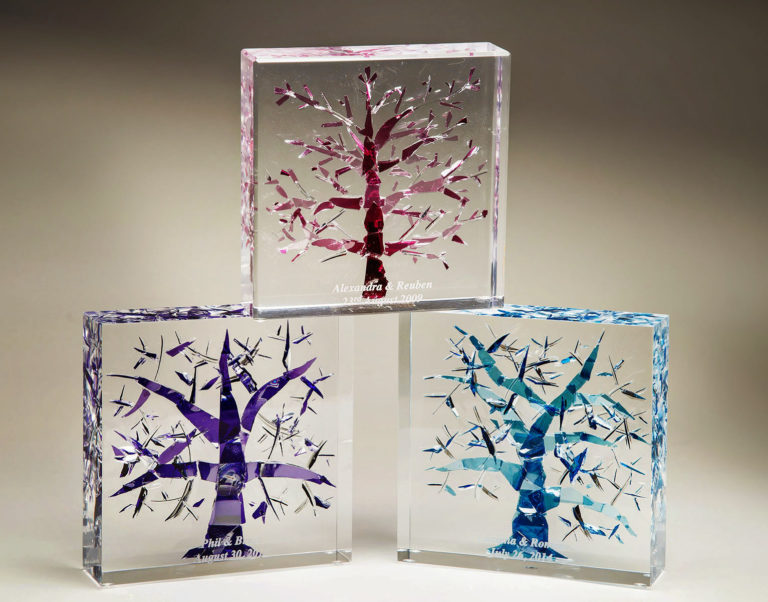 Tree of Life Wedding Glass Lucite | The Treasured Collection