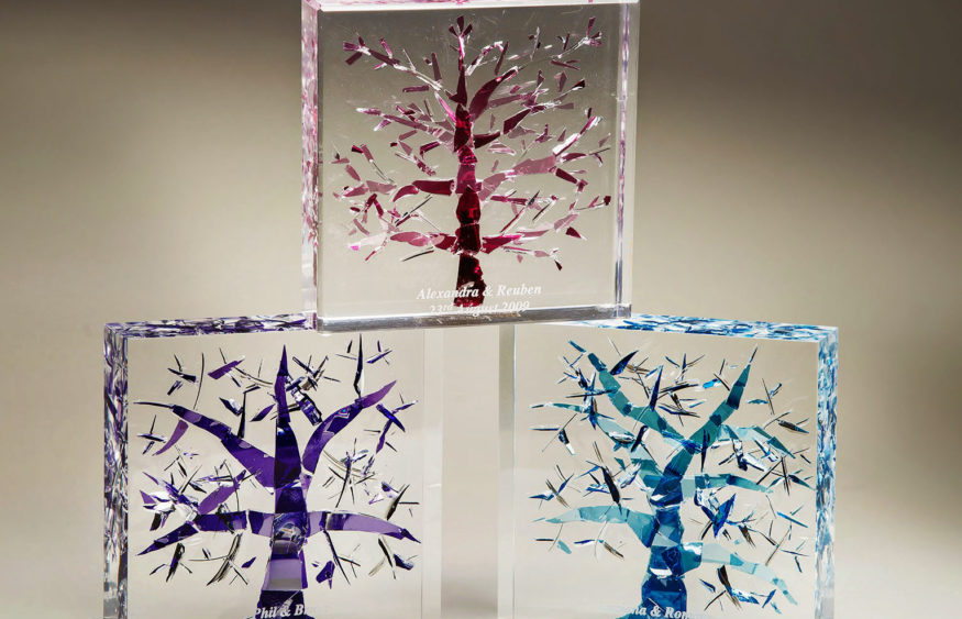 Tree of Life Wedding Glass Lucite | The Treasured Collection